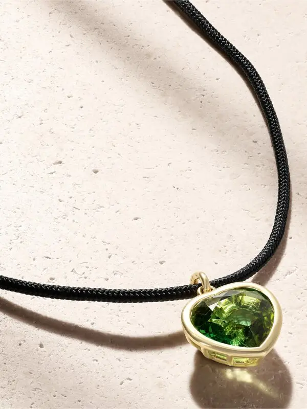 Ileana Makri Diamond And Cord Necklace