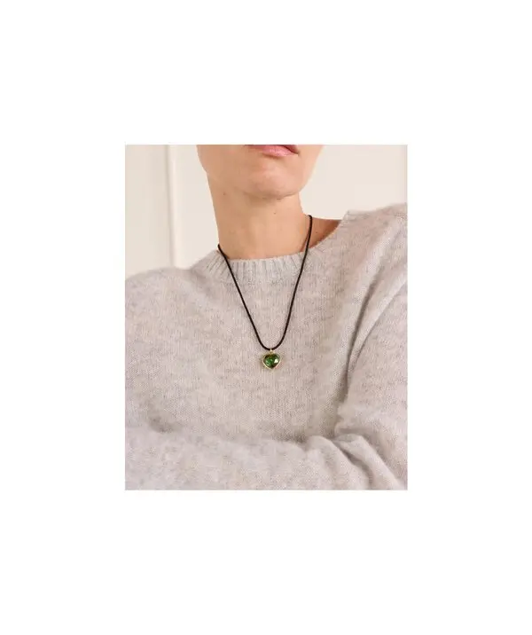 Ileana Makri Diamond And Cord Necklace