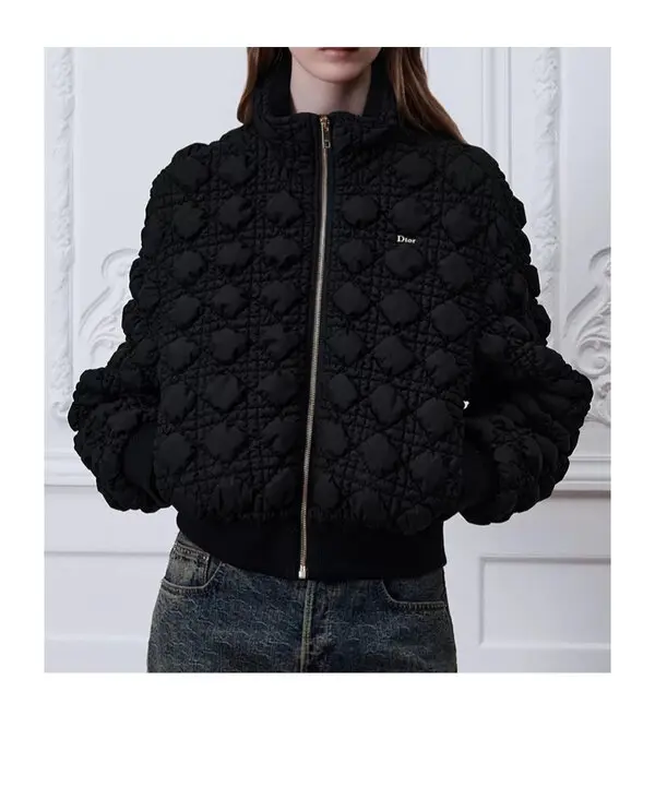 Dior Zipped Macrocannage Jacket