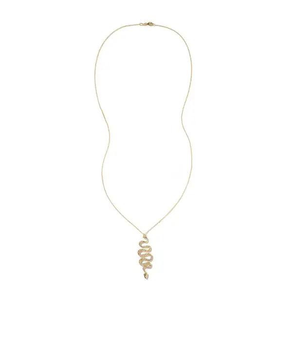 Ileana Makri Black Mamba 18-karat Gold Diamond Necklace - No
