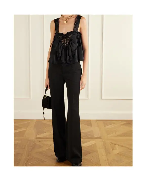 Chloé Belt Loop Casual Pants