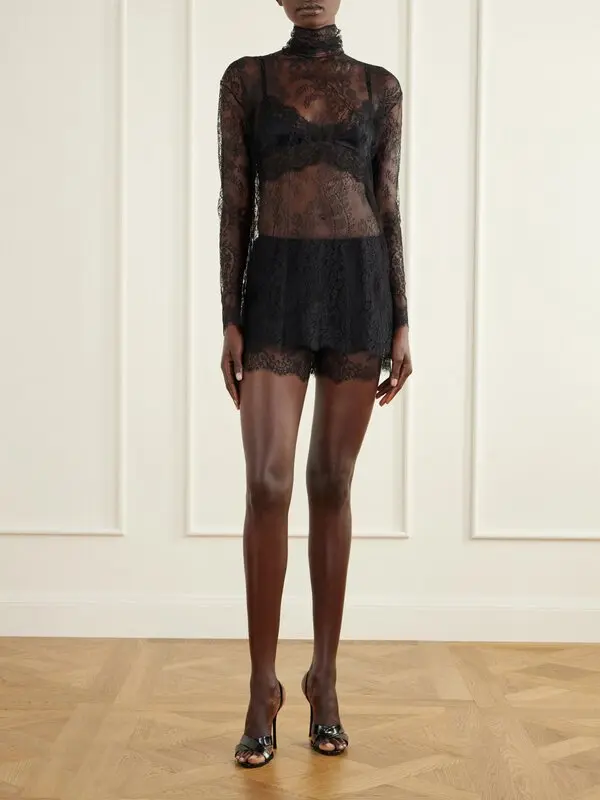 Dolce & Gabbana Chantilly Lace Top