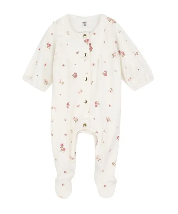 Chloé Long-sleeve Bodysuit And Bib Two-piece Set - No
