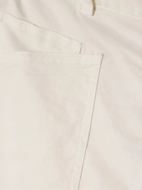 NILI LOTAN Shon Cotton-blend Twill Barrel-leg Pants - No