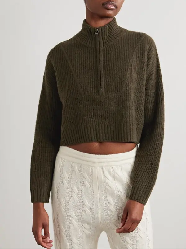 Staud Cashmere Short Sweater