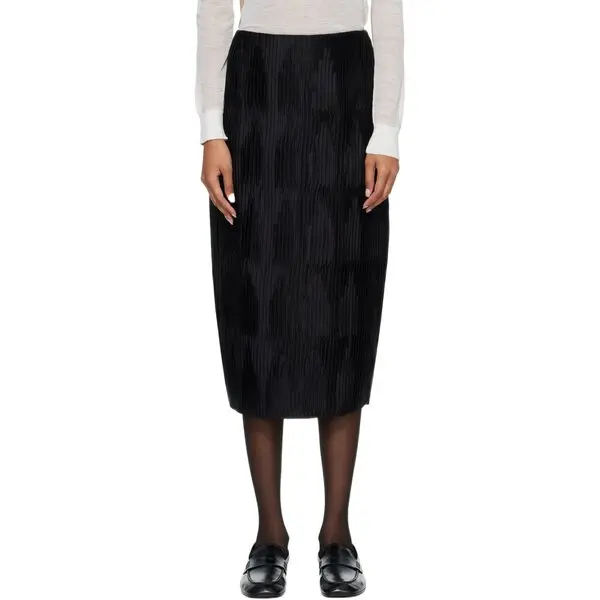 RÓHE Finely Pleated Midi Skirt