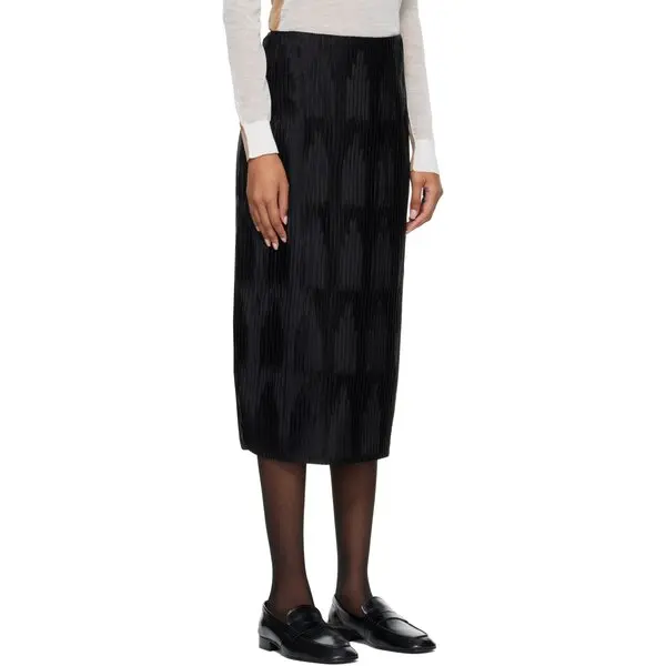 RÓHE Finely Pleated Midi Skirt