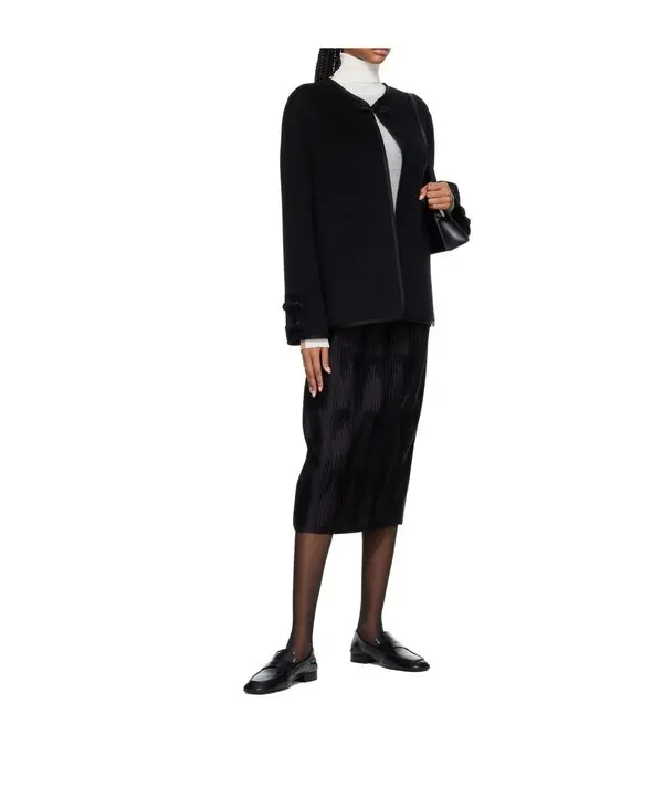 RÓHE Finely Pleated Midi Skirt