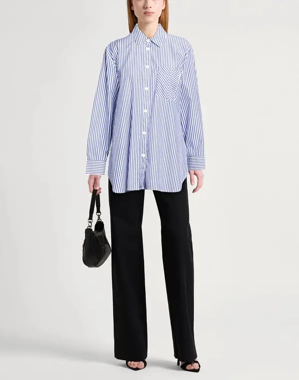 Rag & Bone Striped Long-sleeved Long Shirt