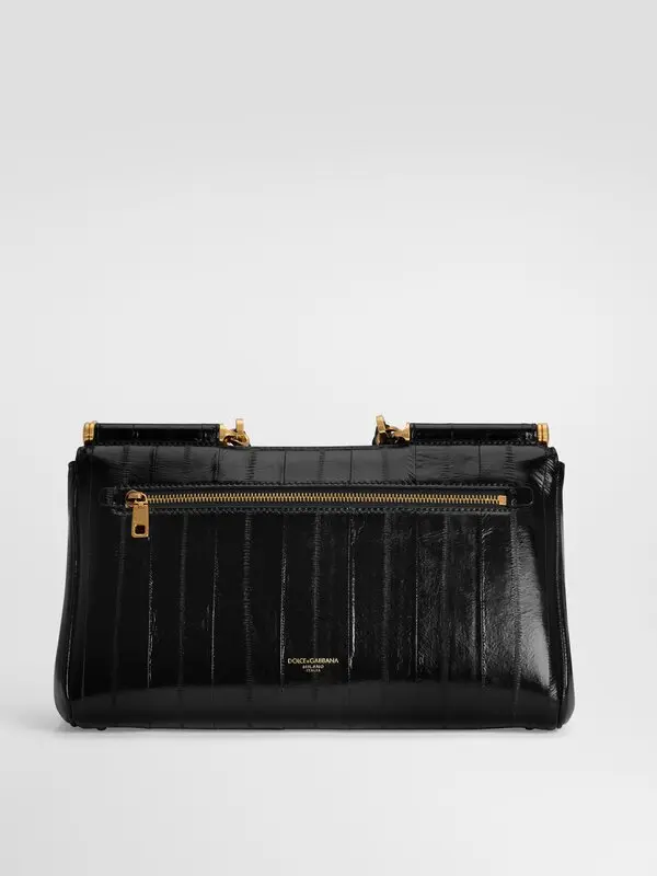 Dolce & Gabbana Medium My Sicily Eel Handbag