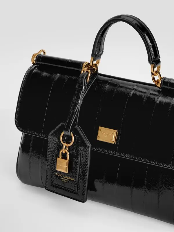 Dolce & Gabbana Medium My Sicily Eel Handbag