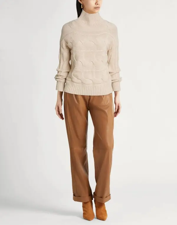 Max Mara Solid-colored High-neck Sweater
