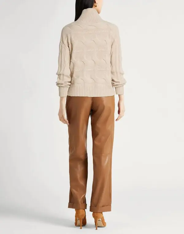 Max Mara Solid-colored High-neck Sweater