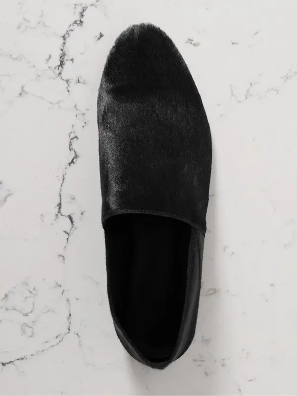 Tove Round Toe Fur Slides