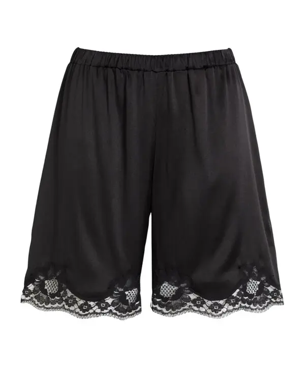 Dolce & Gabbana Satin Solid-color Pajama Pants