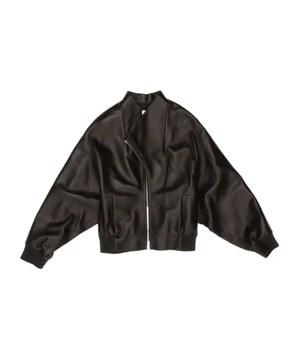 Khaite Long-sleeve Leather Jacket