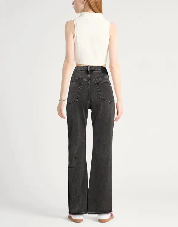 Rag & Bone Solid-colored Flare Jeans - Black