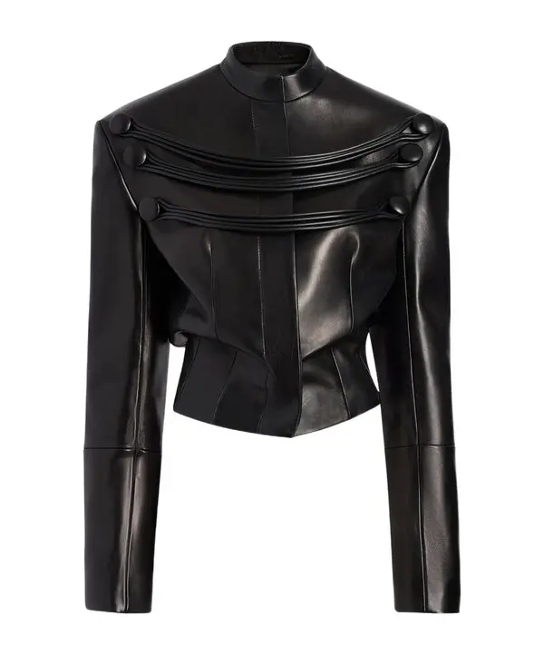 Khaite York Jacket With Cord Embroidery