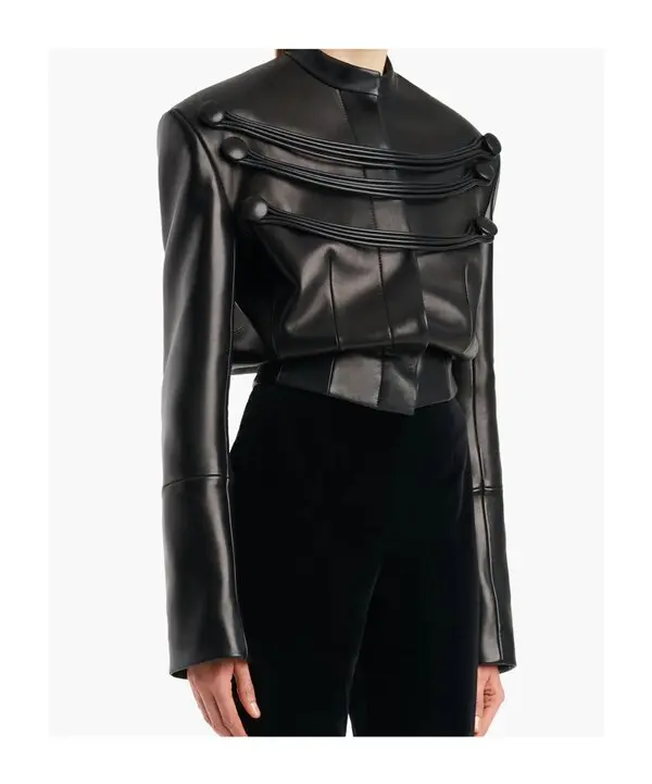 Khaite York Jacket With Cord Embroidery