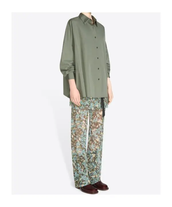 Dries Van Noten Cotton Cocoon Shirt