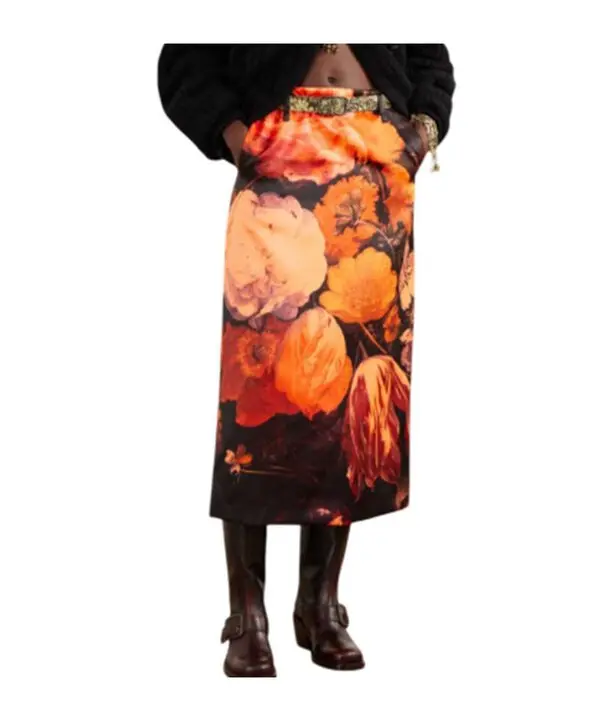 Dries Van Noten Printed Skirt