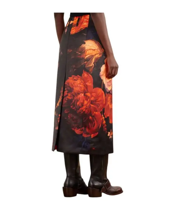 Dries Van Noten Printed Skirt