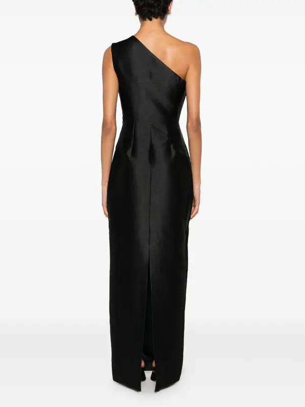 Solace One-shoulder Pleated Maxi Dress