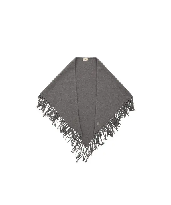 Max Mara Fringed Wool Shawl Camel - No