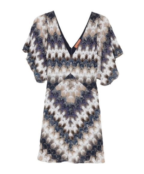 Missoni V-neck Short Dress