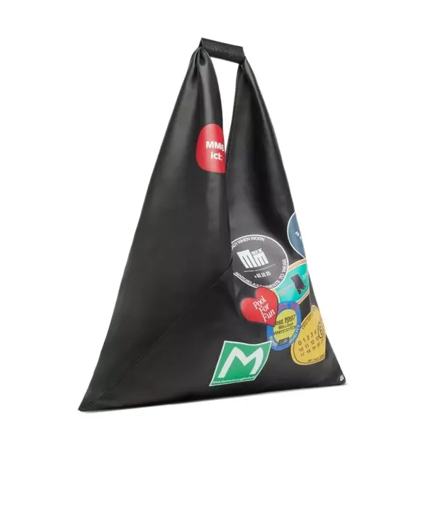 MAISON MARGIELA Japanese Sticker-print Tote Bag