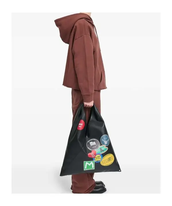 MAISON MARGIELA Japanese Sticker-print Tote Bag