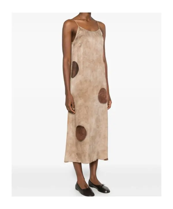 UMA WANG Anaya Polka-dot Midi Dress