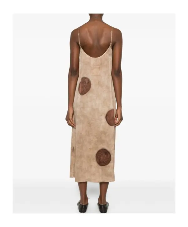 UMA WANG Anaya Polka-dot Midi Dress