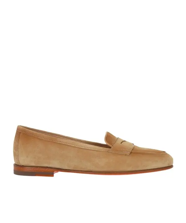 Santoni Penny Loafer Flat Shoes