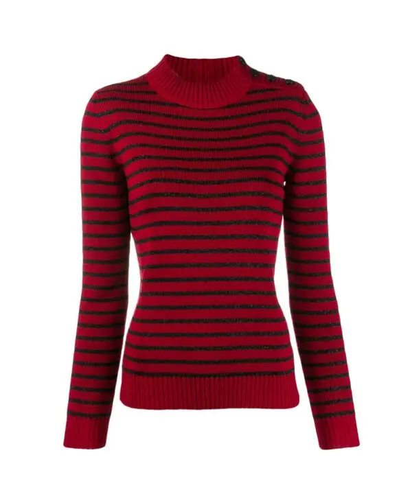 Saint Laurent Striped Knit Sweater