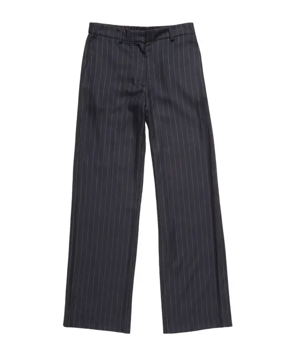 Acne Studios Pinstripe-pattern Trousers - Navy