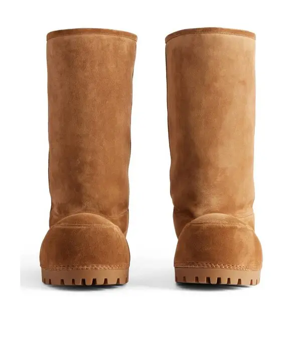 Balenciaga Alaska Fur High Boots