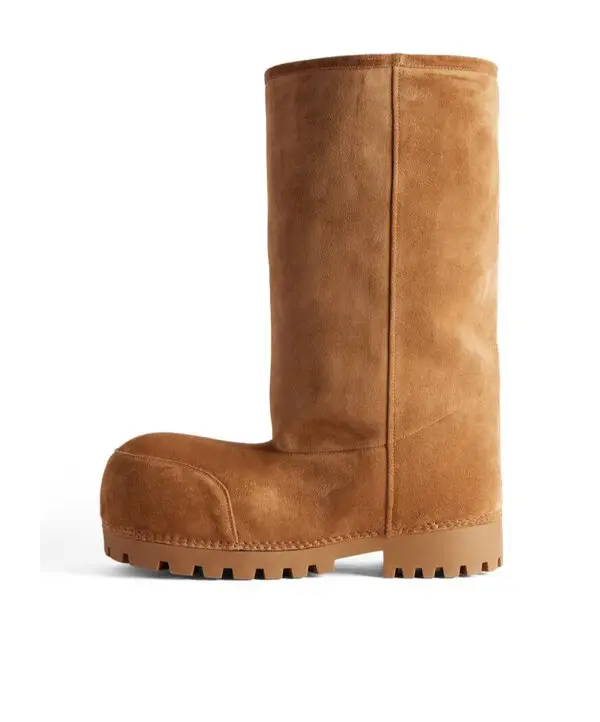 Balenciaga Alaska Fur High Boots