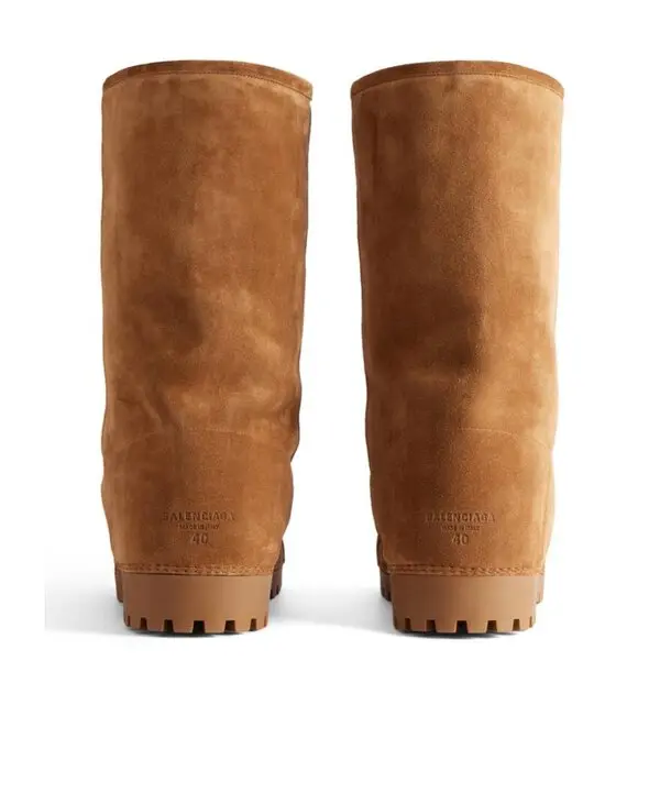 Balenciaga Alaska Fur High Boots