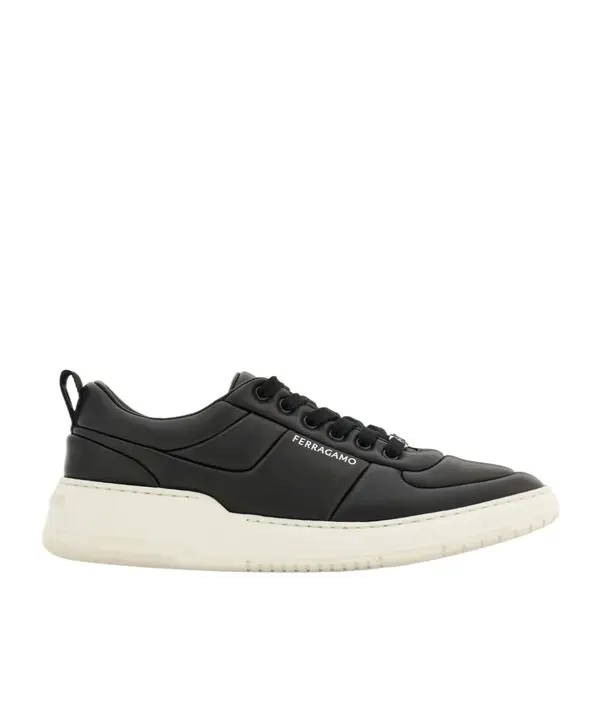FERRAGAMO Logo Printed Lace-up Sneakers