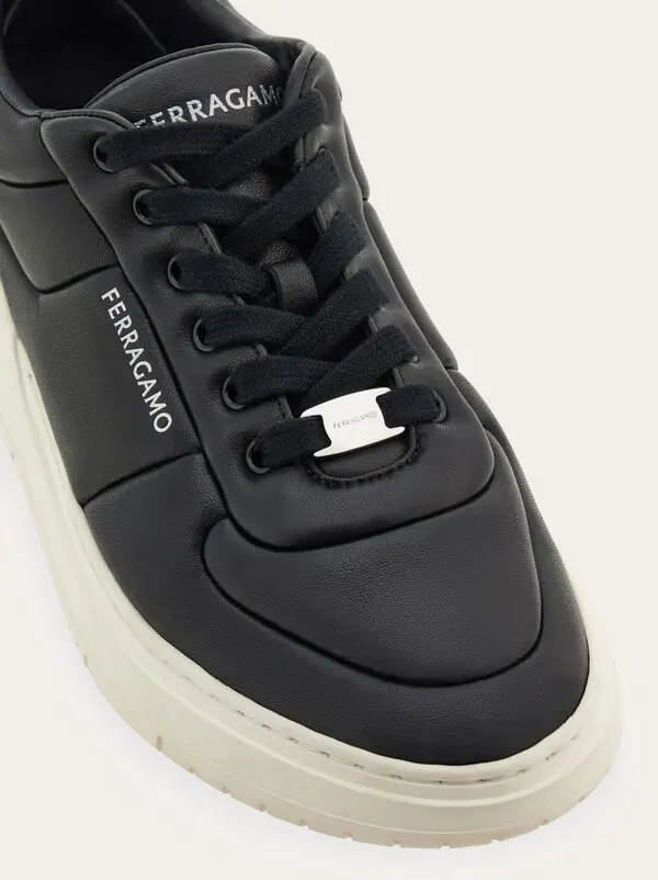 FERRAGAMO Logo Printed Lace-up Sneakers