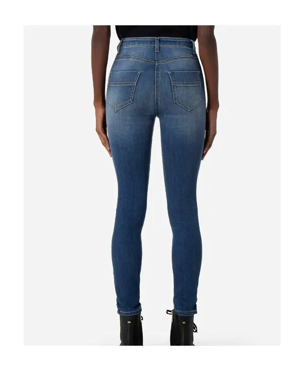 Elisabetta Franchi High-waisted Skinny Jeans