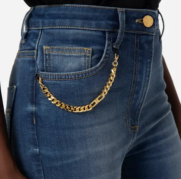 Elisabetta Franchi High-waisted Skinny Jeans