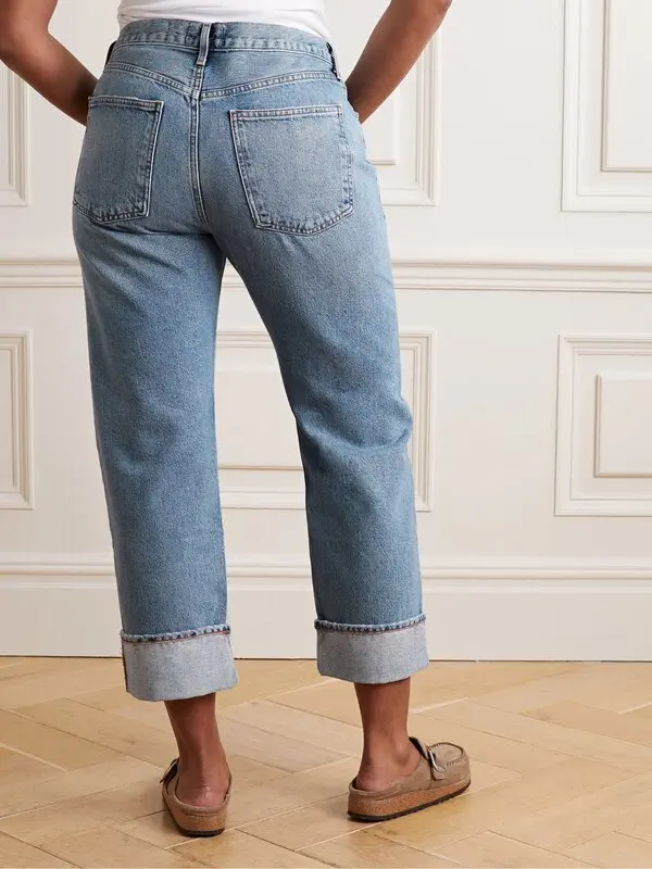 AGOLDE Straight-leg Cropped Jeans