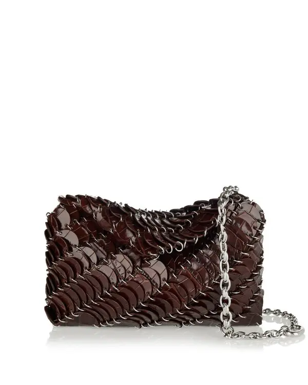 Rabanne Embossed Chain-linked Shoulder Bag