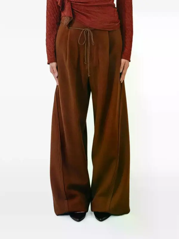 MULLER OF YOSHIOKUBO Mellow Belted Side-line Trousers