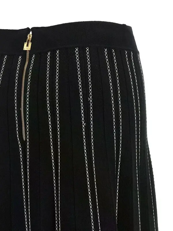 Elisabetta Franchi Origami Knit Skirt