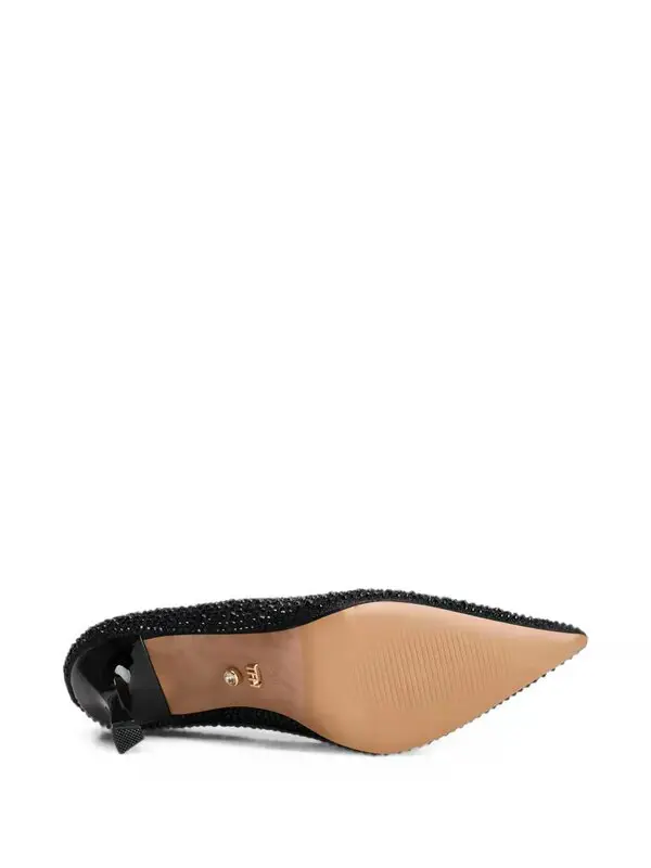 TWENTY FOURHAITCH Taylor Crystal-embellished Pointed-toe Pumps