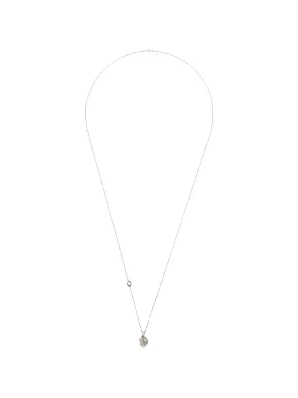 Werkstatt:München Peace-sign Pendant Necklace