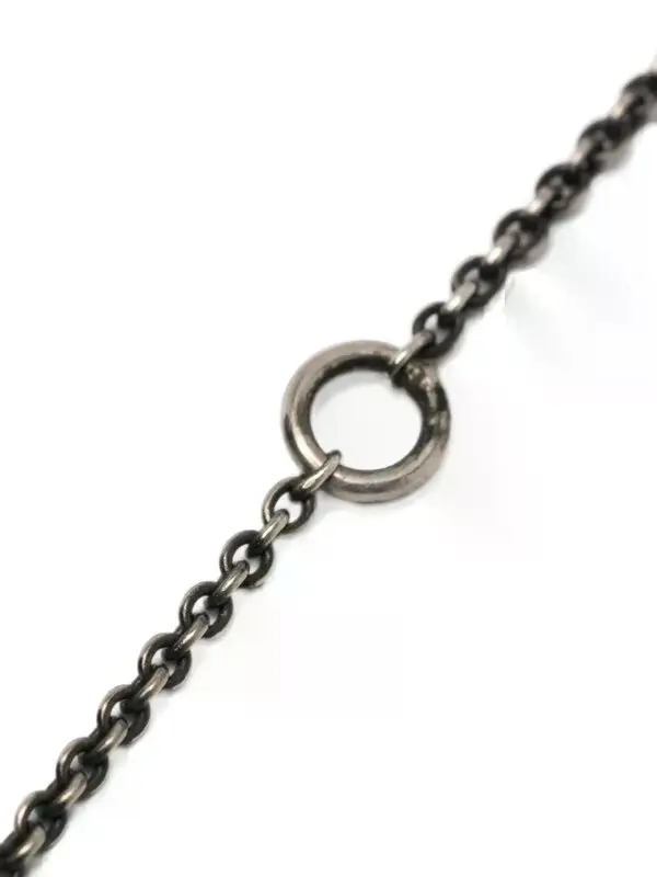 Werkstatt:München Peace-sign Pendant Necklace